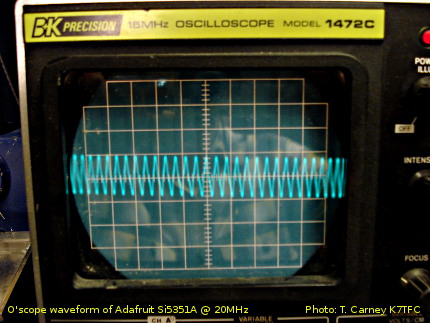 Adafruit Si5351A 3-Channel Clock Generator – K7TFC